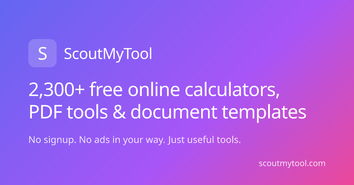 Tax Deduction Tracker Template — ScoutMyTool
